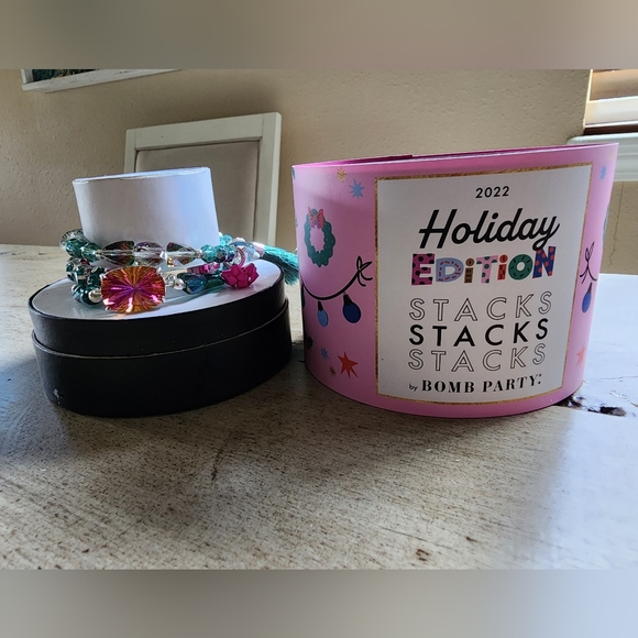 Bomb Party | Jewelry | Bomb Party Holiday Stack Babes In Toyland | Poshmark